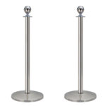 Queueway™ Economy Post and Rope Stanchions (Set of 2)